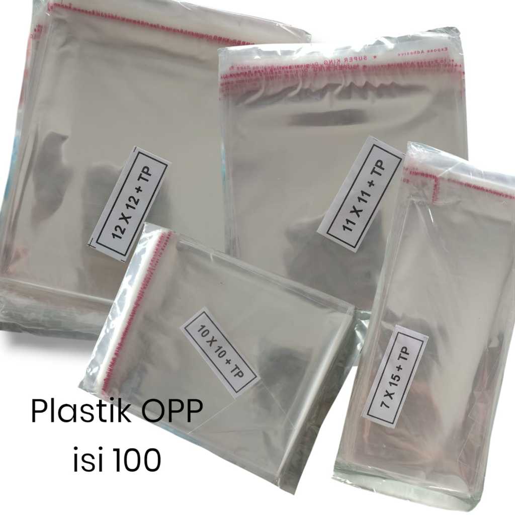 Jual Plastik opp ukuran 9,10,11,12,13,14,15 Ukuran 7x15, ukuran 8x18 ...
