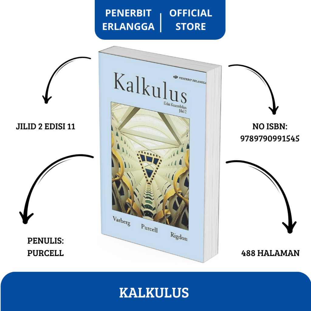 Jual [Erlangga Official] Kalkulus Jilid 2 Edisi 9 - Purcell | Shopee ...