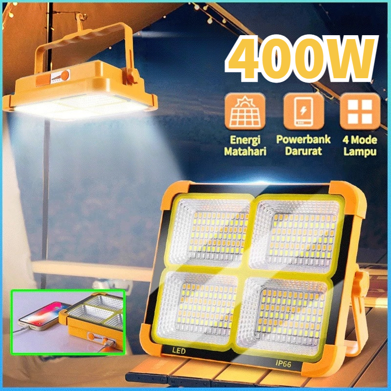 Jual Lampu emergency 400W LED lampu cas Lampu surya tenaga solar ...