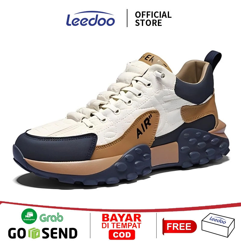 Jual Leedoo Sepatu Pria Casual Sneakers Fashion Cowok Kekinian Sport Shoes Olahraga Kerja Kuliah ...