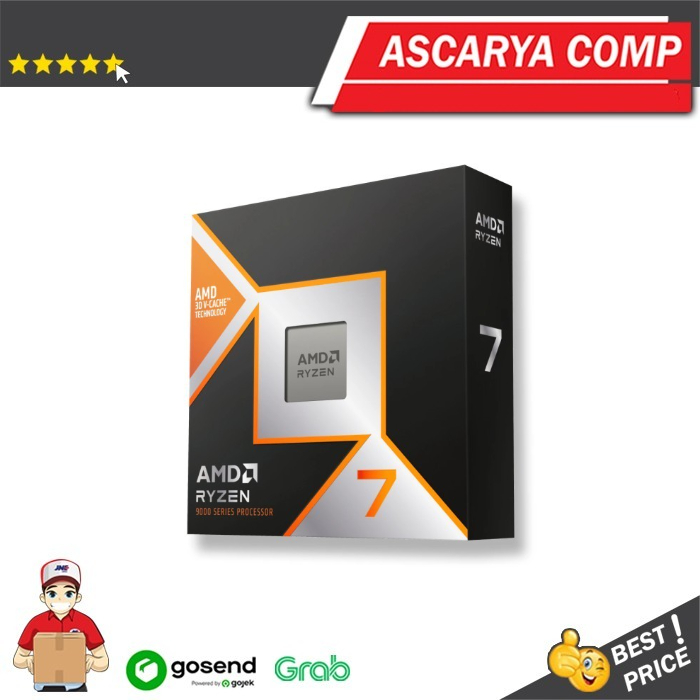 Jual Processor AMD Ryzen 7 9800X3D Desktop Socket AM5 RESMI | Shopee ...