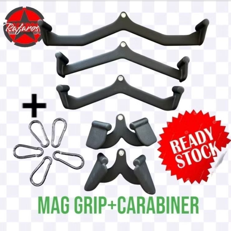 Jual Mag Grip Pulldown Bar + 5 Pcs Carabiner | Shopee Indonesia