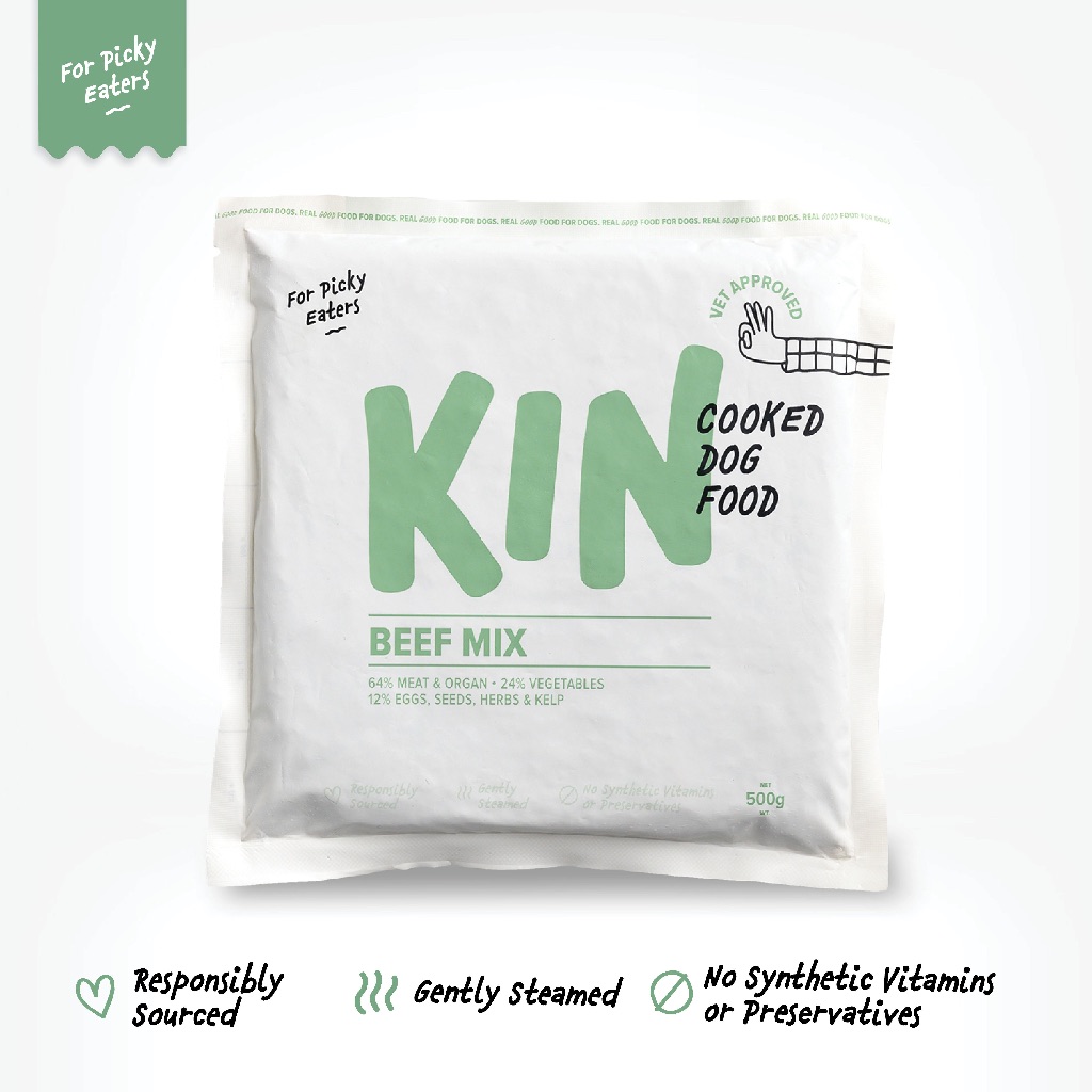 Jual KIN DOG FOOD Beef Mix 500g (Cooked) | Shopee Indonesia