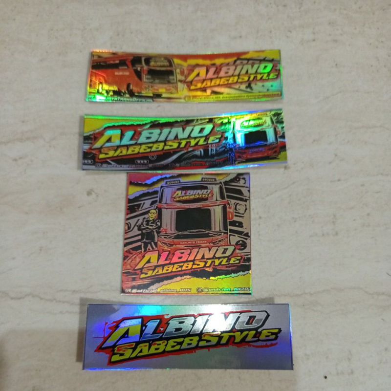 Jual Stiker Bus Sanjaya trans ALBINO asli PO | Shopee Indonesia
