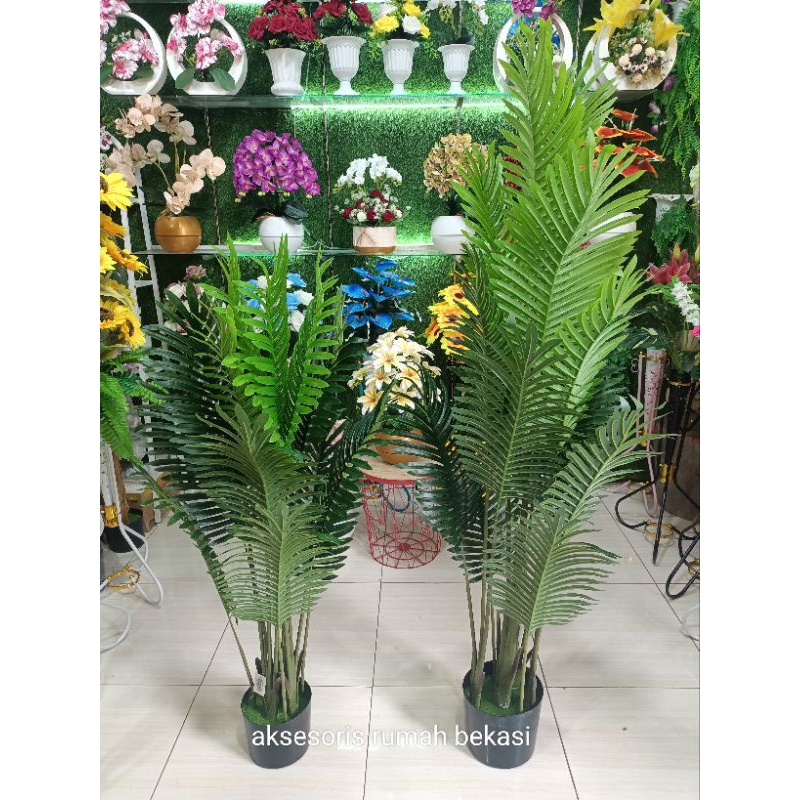 Jual POHON PALM ARTIFICIAL / POHON PALEM LATEX PREMIUM UKURAN JUMBO ...