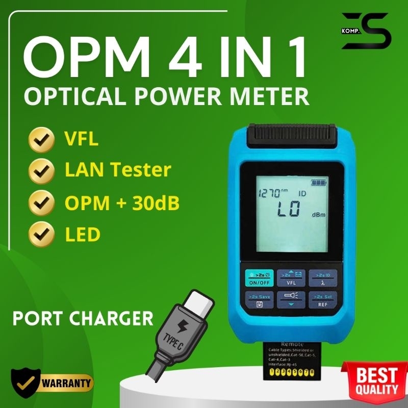 Jual Opm Multifungsi 4 in 1 - Optical Power Meter - OPM Multifungsi ...