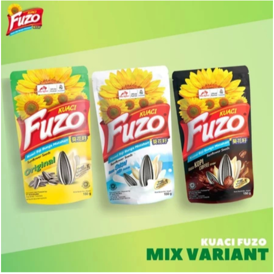 Jual FUZO Kuaci Biji Bunga Matahari 140gr (All Flavors) | Shopee Indonesia