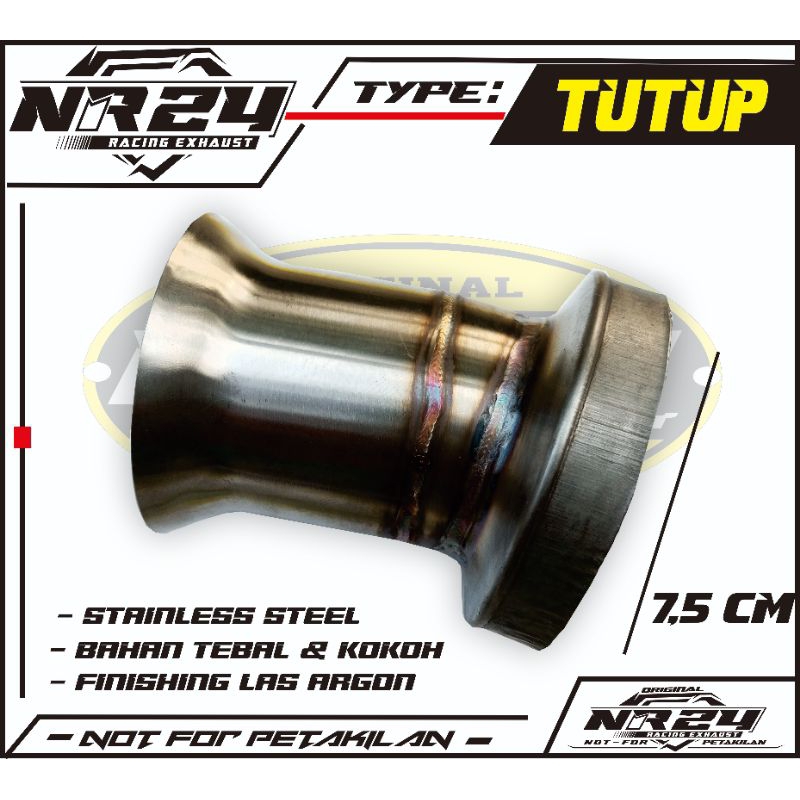 Jual Tutup knalpot Medwick (mirip), Tutup knalpot 3inchi | Shopee Indonesia