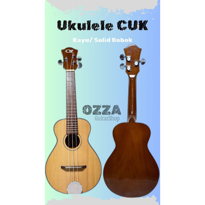 Jual Ukulele CUK akustic/elektrik (bobokan/Full kayu) | Shopee Indonesia