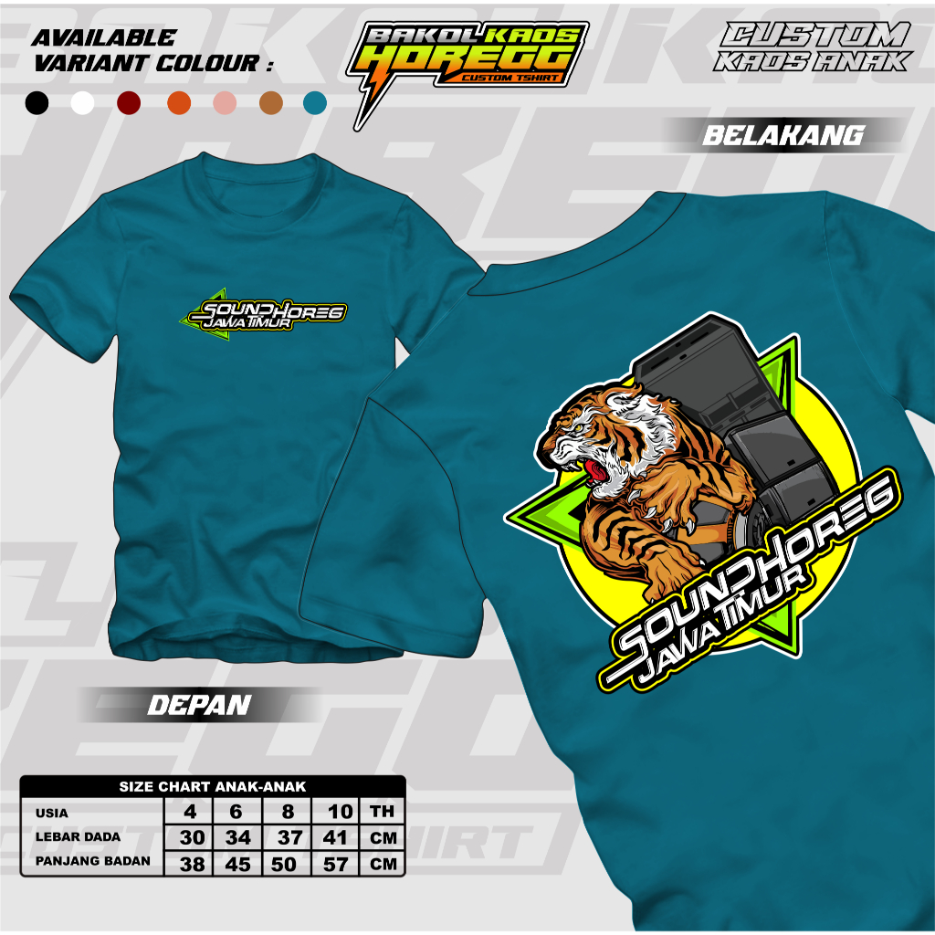 Jual Kaos Sound Horeg Jawa Timur Kaos Anak Murah Viral Distro Original Katun Bisa Cod | Shopee ...