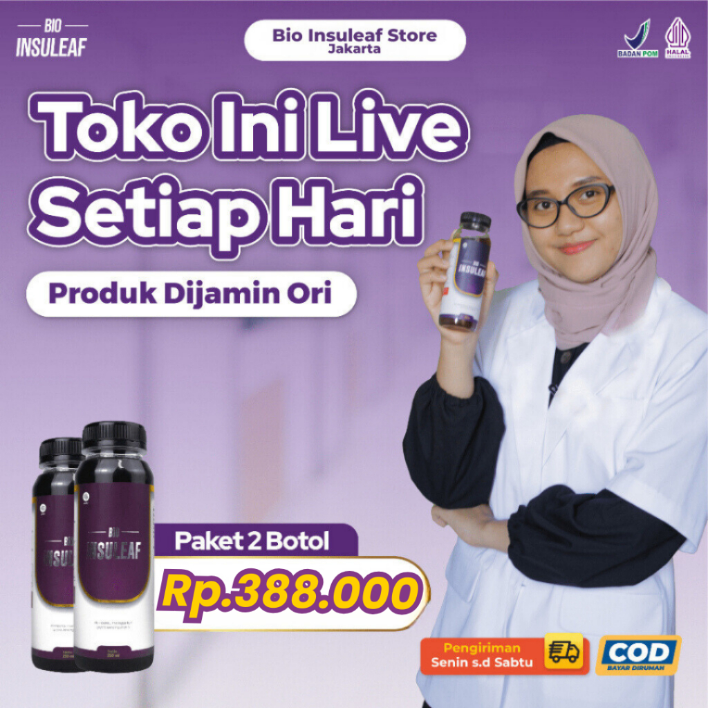 Jual Bio Insuleaf Herbal Mengatasi Diabetes Original 2 Botol | Shopee ...