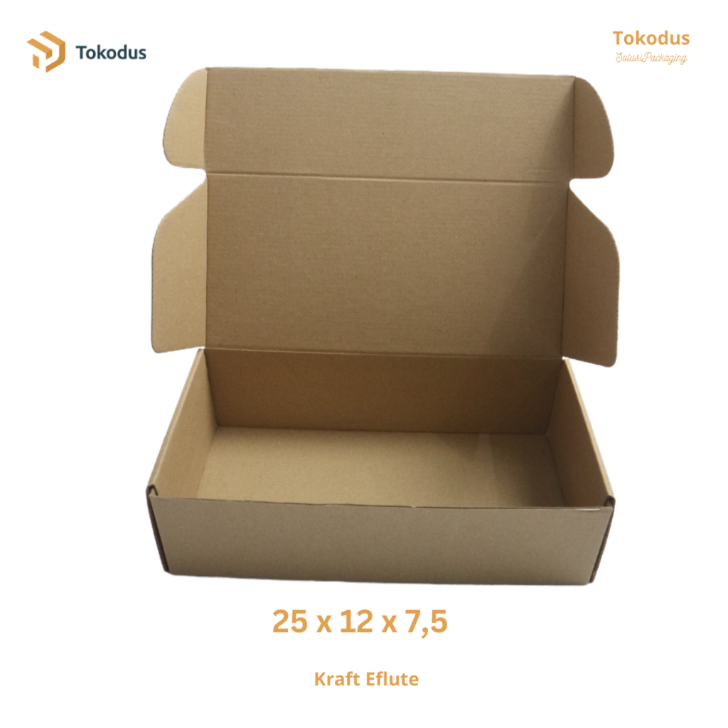 Jual KARDUS BOX PACKING 25 x 12 x 7,5 cm ( bisa custom ) | Shopee Indonesia