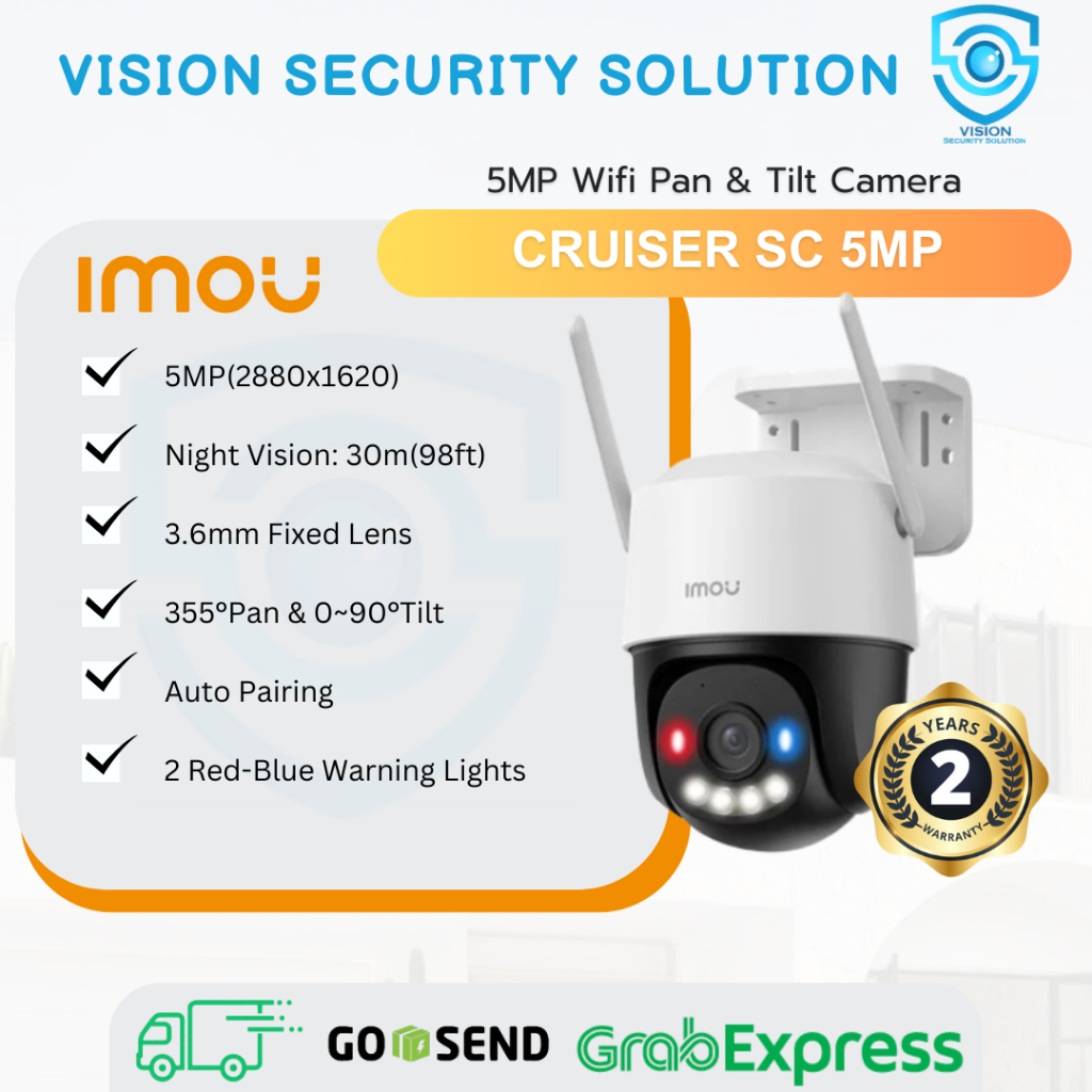 Jual Imou IPC-K7FP CCTV IP Smart Wireless Outdoor Cruiser SC 5MP Two ...