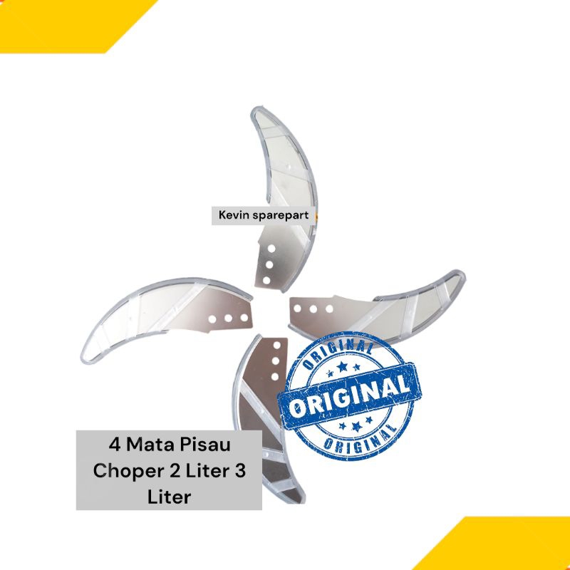 Jual Mata Pisau Isi 4 Pcs Chopper 2 Liter 3 Liter Blender Meat Grinder ...