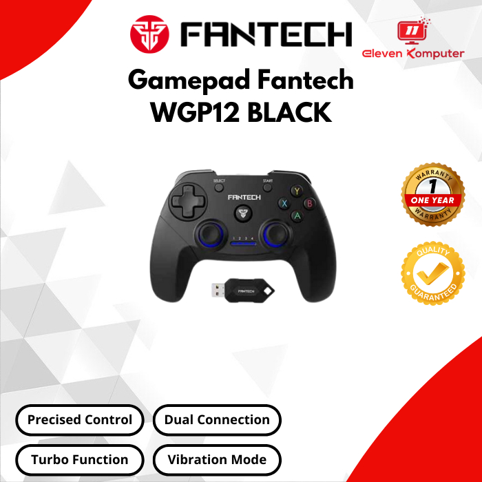 Jual Gamepad Fantech WGP12 Revolver Wireless Gaming Controller PC/ PS ...