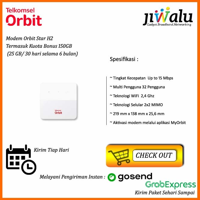 Jual Modem Router Orbit Star H2 | Shopee Indonesia