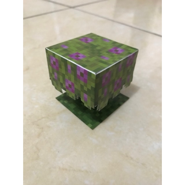 Jual Papercraft Minecraft Tanaman Azalea (bentuk jadi seperti di foto ...