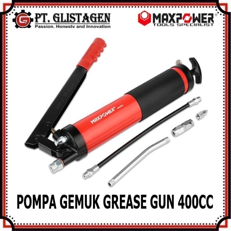 Jual Pompa Gemuk Grease Gun Pompa Gemuk Tangan Stempet 400CC MAXPOWER ...
