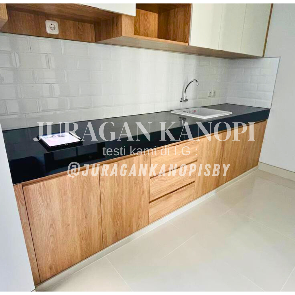 Jual kabinet rak dapur custom HPL minimalis murah | Shopee Indonesia
