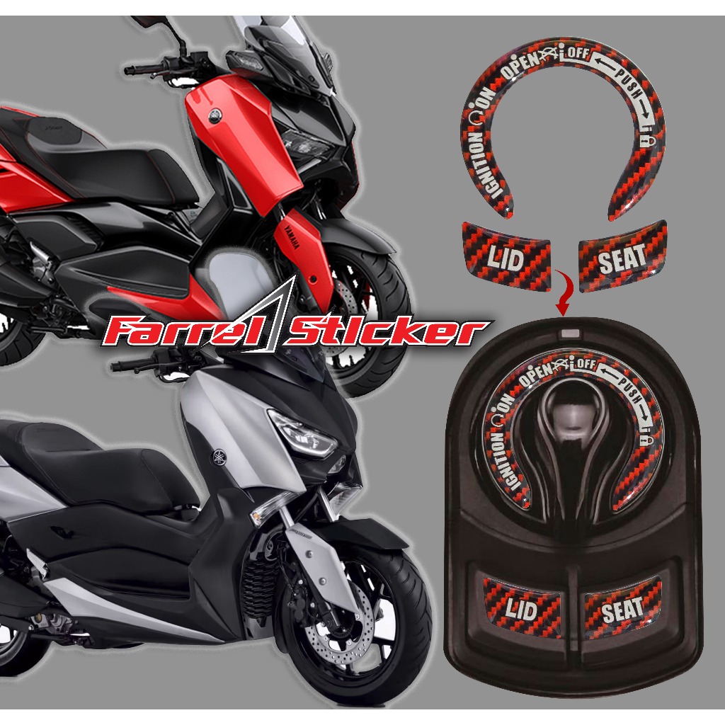 Jual EMBLEM KUNCI STICKER PANEL KUNCI XMAX TIMBUL | Shopee Indonesia