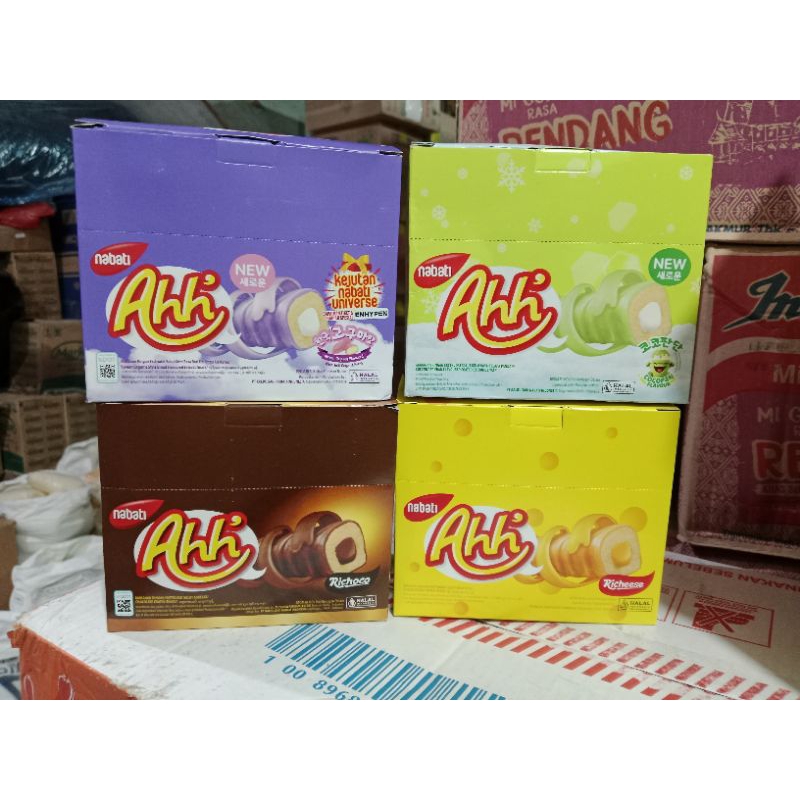 Jual Nabati Ahh 80g ( 20 pcs @4g ) coklat/keju/goguma | Shopee Indonesia