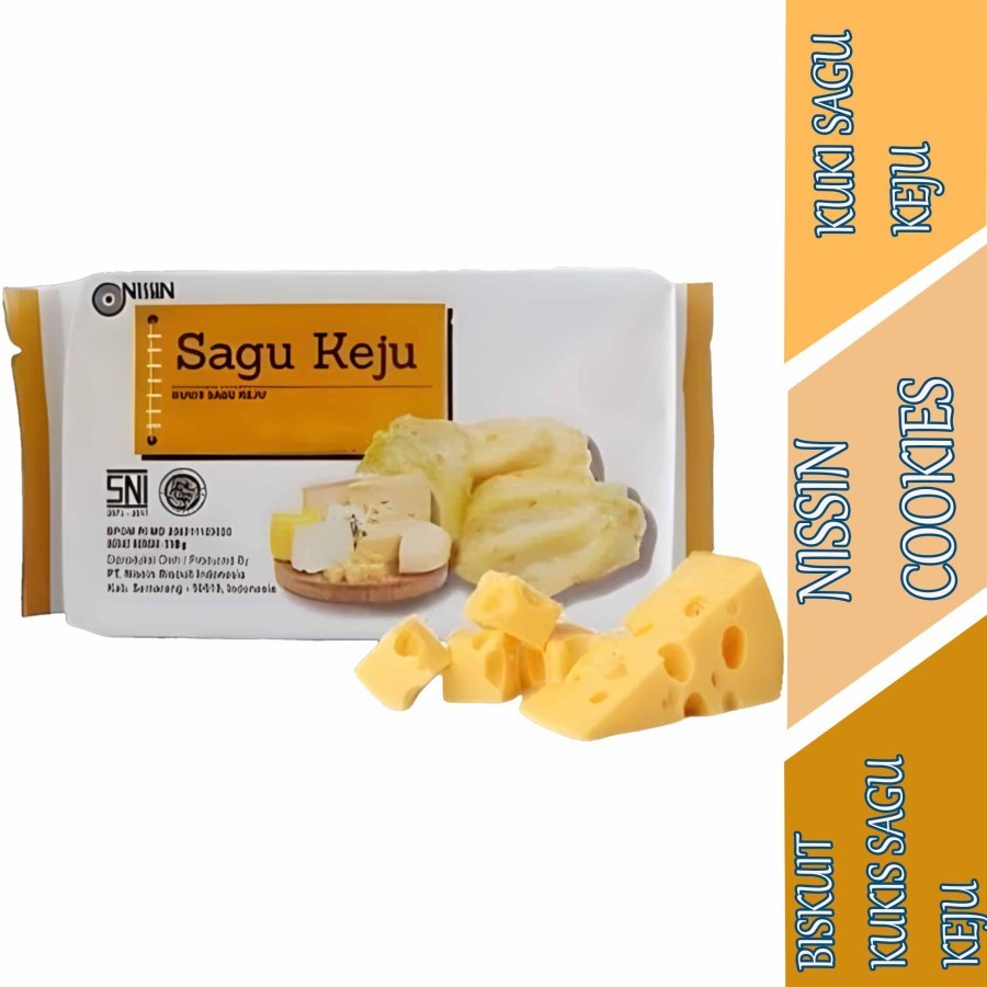 Jual Biskuit Kukis Sagu Rasa Keju - Nissin - Kukis Sagu Keju - 110gr ...