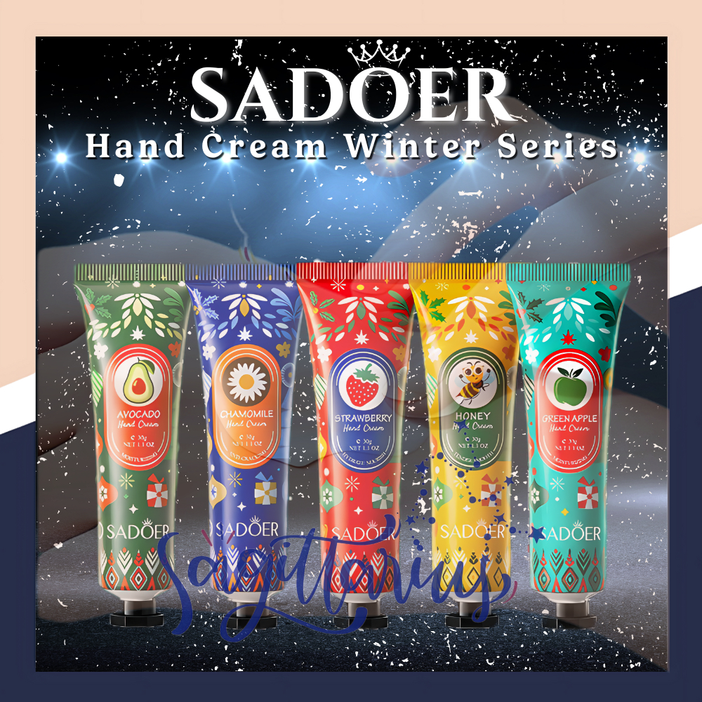 Jual SADOER Hand Cream Winter Edition Christmas Moisturizing Fruit Lotion Melembabkan Kulit ...