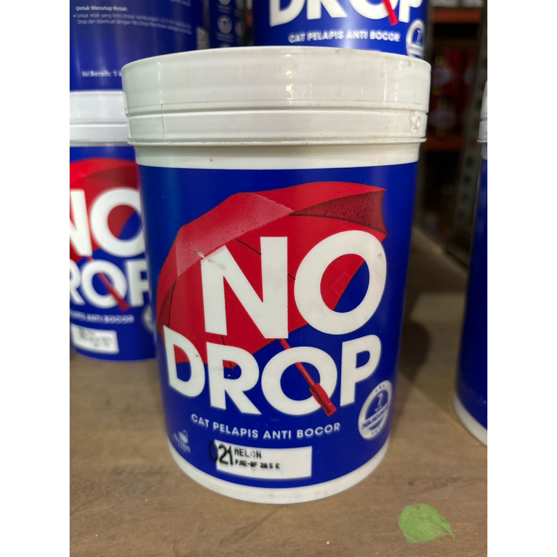 Jual NO DROP WATERPROOFING CAT PELAPIS ANTI BOCOR AVIAN 1kg | Shopee ...