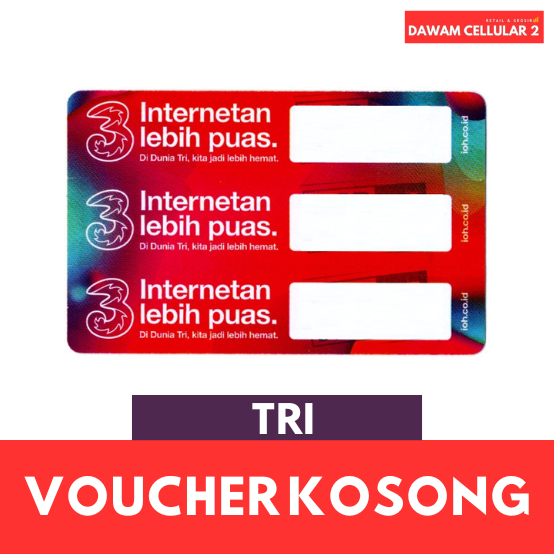 Jual VOUCHER KOSONG TRI NASIONAL | Shopee Indonesia