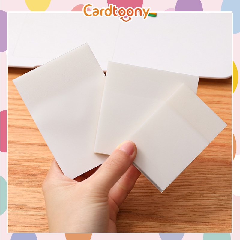 Jual Sticky Notes Transparan Memo Tempel Bening Tahan Air | Shopee ...