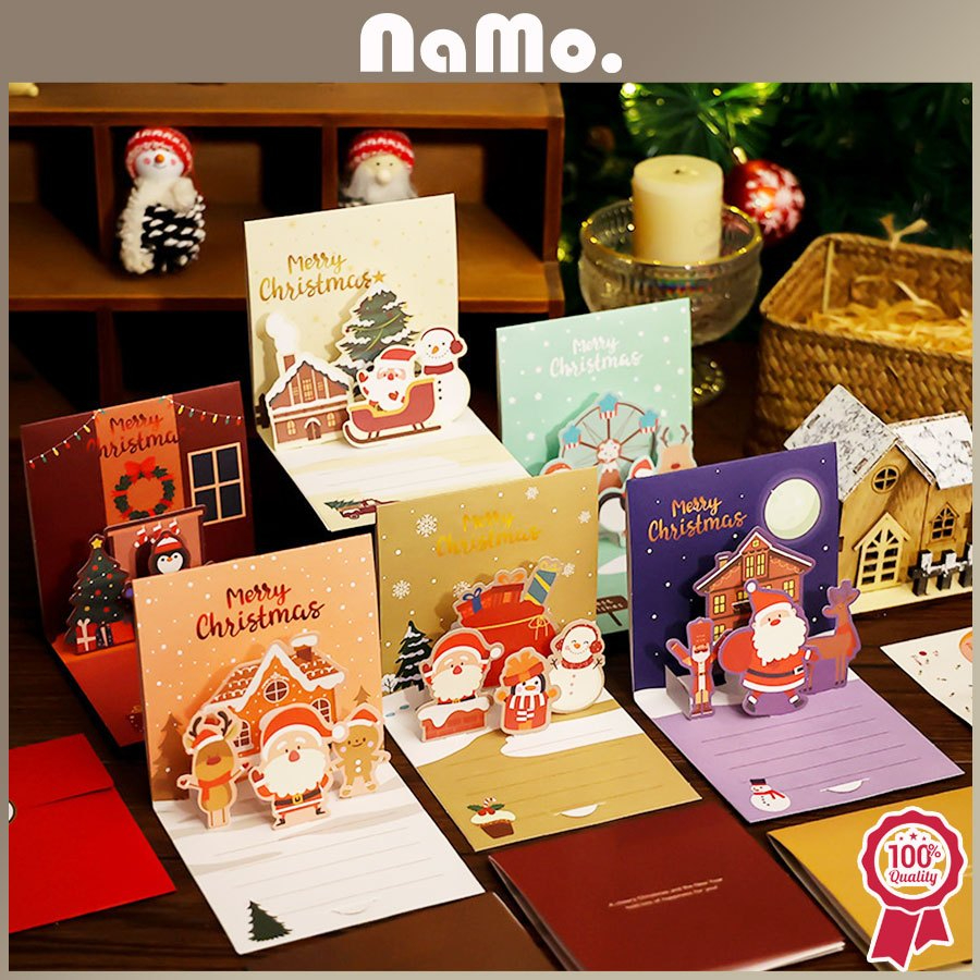 Jual Namo Gift - X-mas Kartu / Kartu Ucapan Merry Christmas / Greeting ...