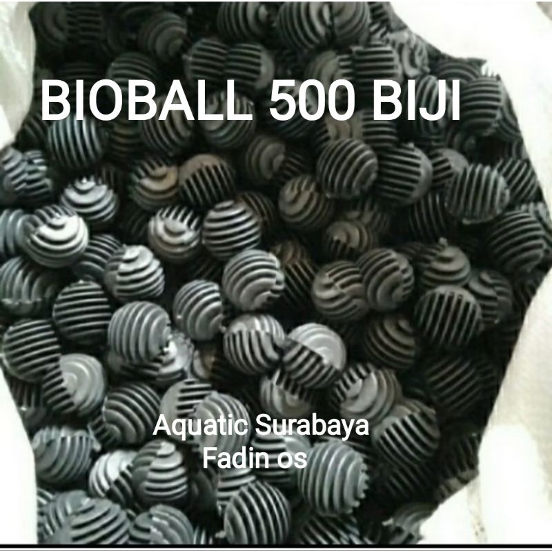 Jual Bioball Bio Ball Bulat 500 Biji Filter Kolam Aquarium | Shopee ...