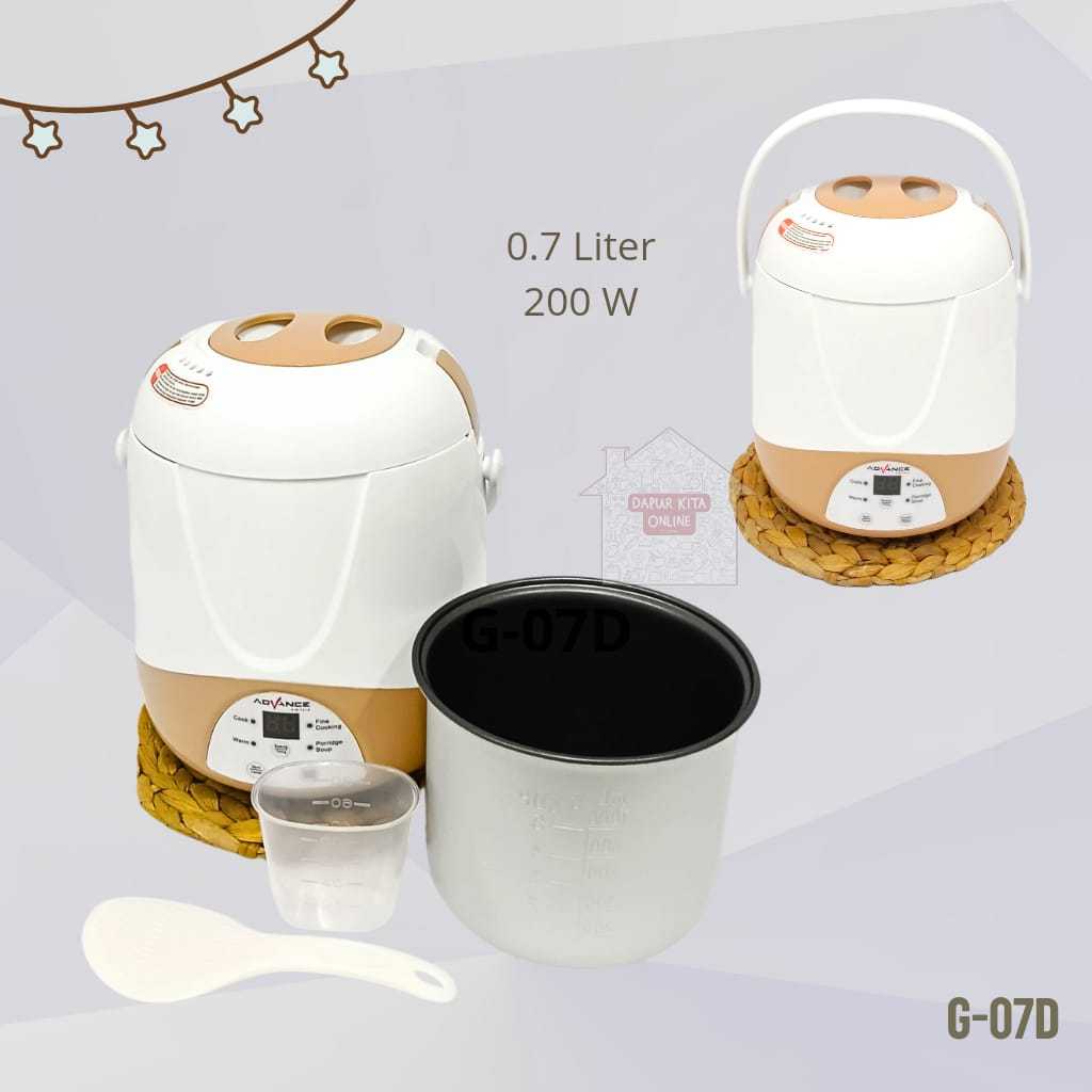 Jual Advance Mini Rice Cooker / G-07D / Advance G-07D Rice Cooker 0.7 Liter Anti Lengket / 200 ...