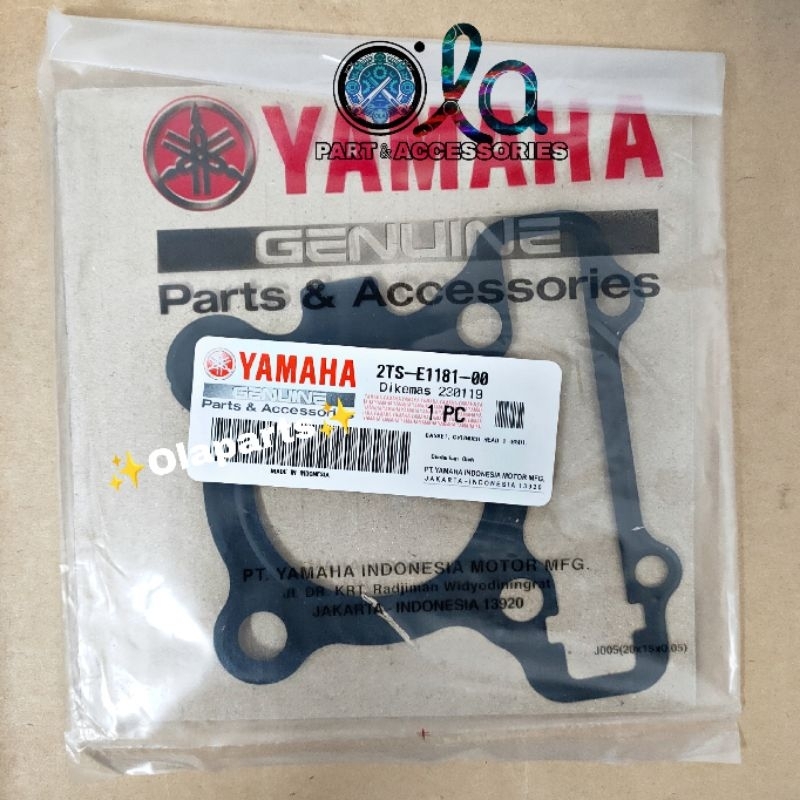 Jual Paking Head Blok Seher Atas YAMAHA Freego Fazzio Gear 125 ( 2TS ...
