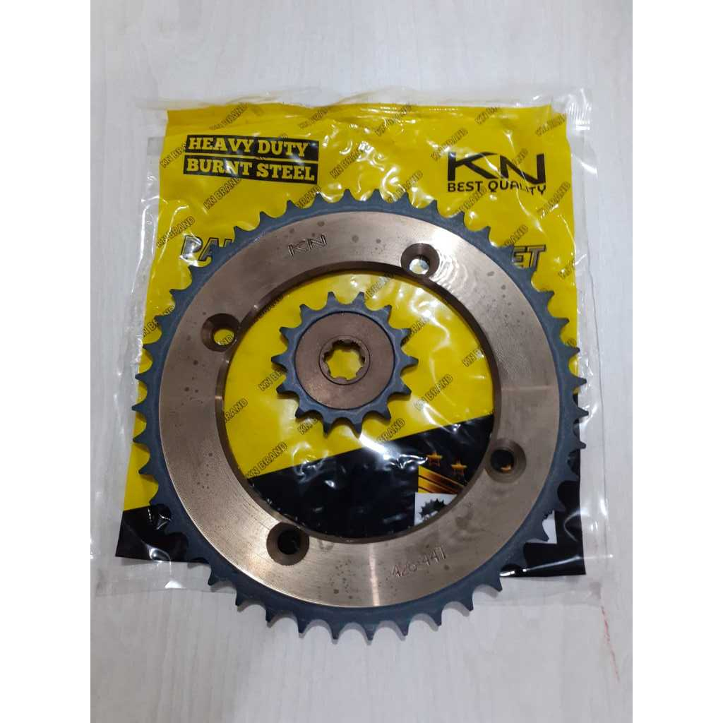 Jual Gear Baja Bakar KLX 44T 14T DEPAN BELAKANG Rante 428 - 122 Murah ...