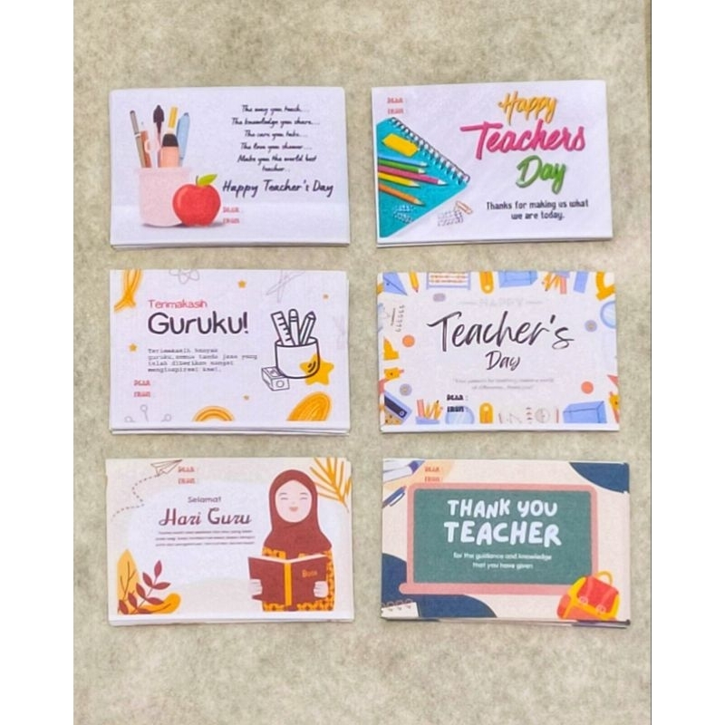 Jual Kartu Ucapan/Hari Guru/Teacher Day | Shopee Indonesia