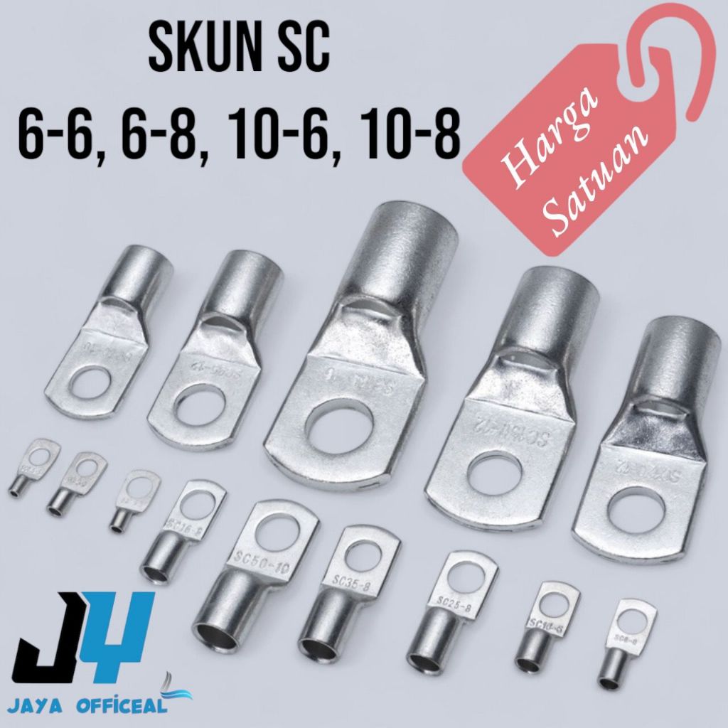 Jual skun kabel/scun cable/kabel skun ukuran SC 6-6, sc 6-8,sc 10-6,sc 10-8 | Shopee Indonesia