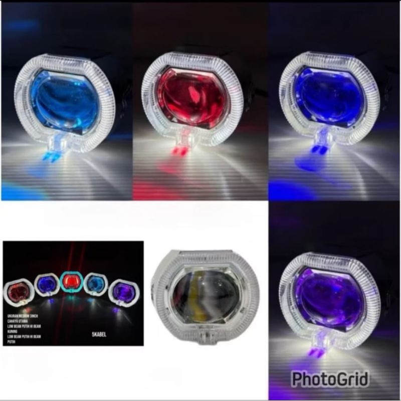 Jual Lampu Depan BILED Headlamp Projie Bi LED Mini 1 LENSA 2.5 Inch ...