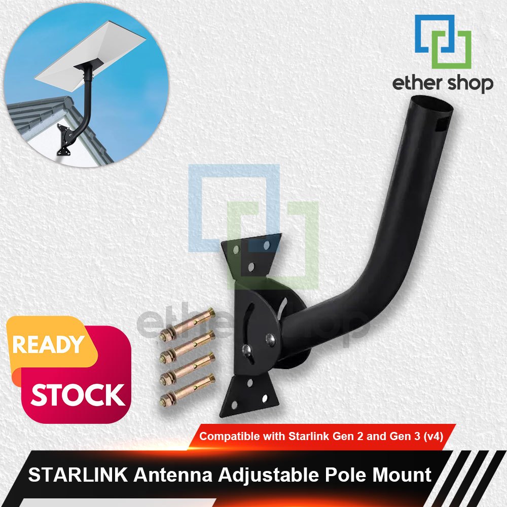 Jual Adjustable Roof Wall Mounting For Starlink Gen 2 and Gen 3 ...