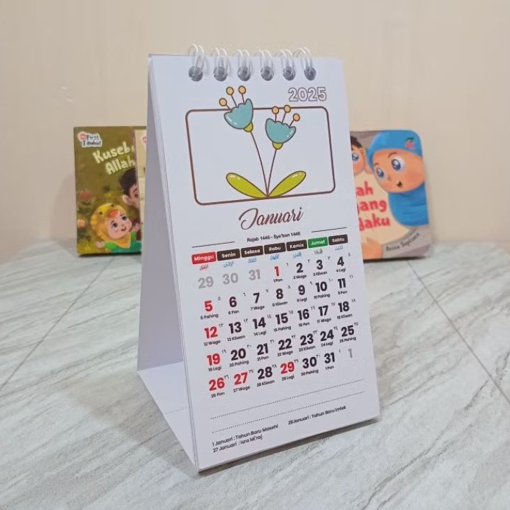 Jual KALENDER MEJA MINI 2025 CANTIK bisa Custom Gambar | Shopee Indonesia