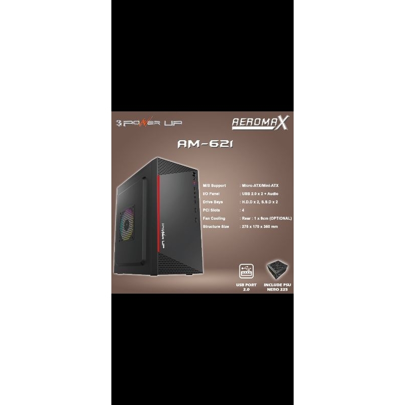 Jual Casing Cpu Dan Psu 500 Watt Full Set Shopee Indonesia