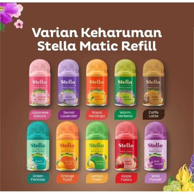 Jual Stella Refill Matic 160ml - Stella Pengharum Ruangan Matic All ...