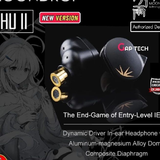 Jual Top MOONDROP CHU II CHU 2 CHU2 CHU 2 DSP CHU II DSP Dynamic Driver ...