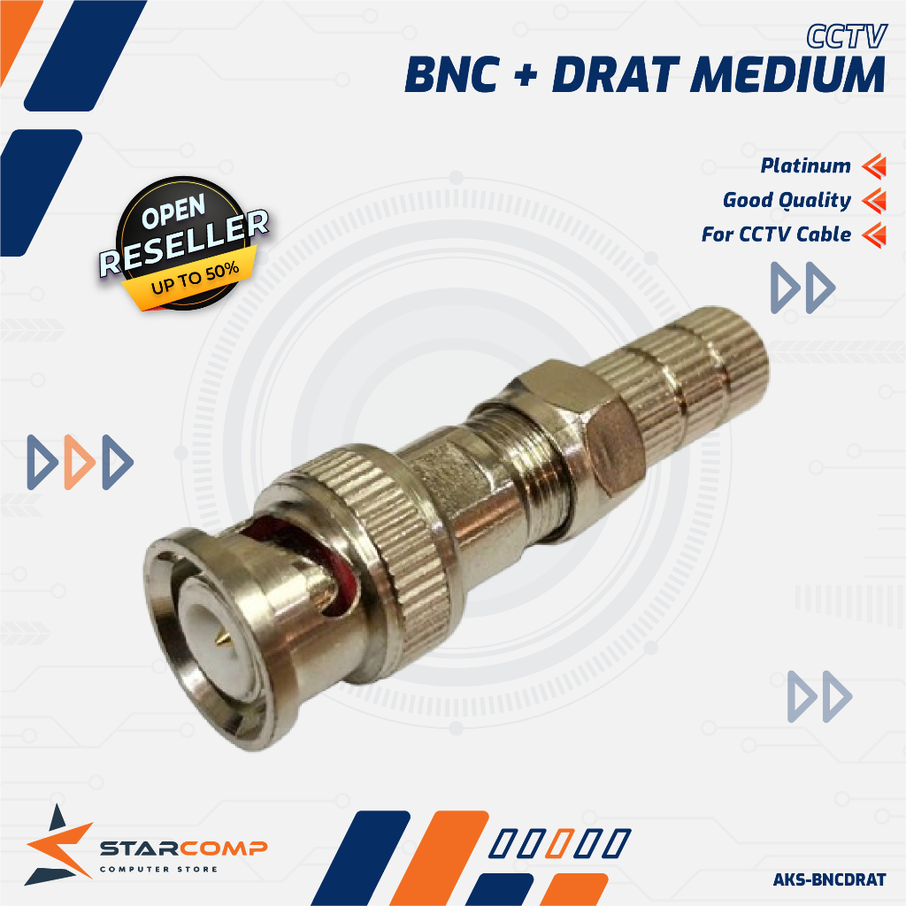 Jual Jack BNC Drat CCTV Konektor RG6 RG59 Male Connector Good Quality | Shopee Indonesia