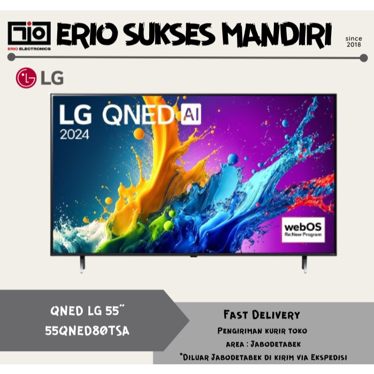 Jual LG 55QNED80 55QNED80TSA 4K UHD QNED Smart TV 55 INCH // LG QNED ...