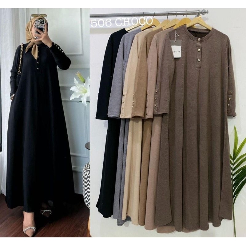 Jual GAMIS KNIT INARA KUYIFEI BUSUI 506 | Shopee Indonesia