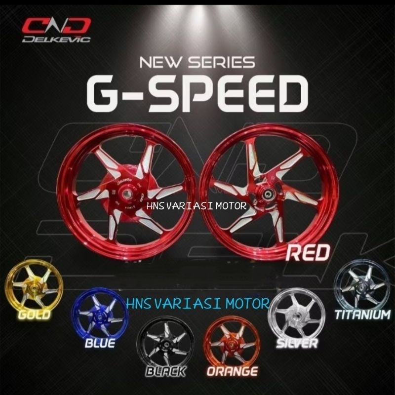 Jual VELEG DND RACING GSPEED 6STAR 14x215_14x300 VELG STYLO ABS & VARIO ...
