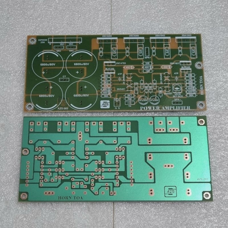 Jual PCB Power Amplifier TOA Plus Power Supply 2 Set Final | Shopee ...