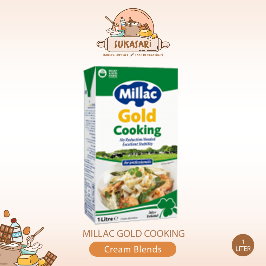 Jual Millac Gold Cooking Cream 1lt /Millac Hijau Cooking Cream Blend 1 ...