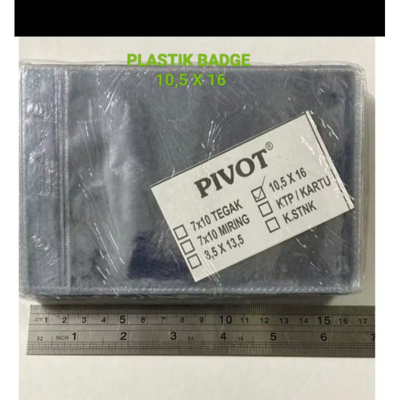 Jual Plastik ID Card/ Plastik Name Badge Panitia 10,5 x 16 cm | Shopee ...